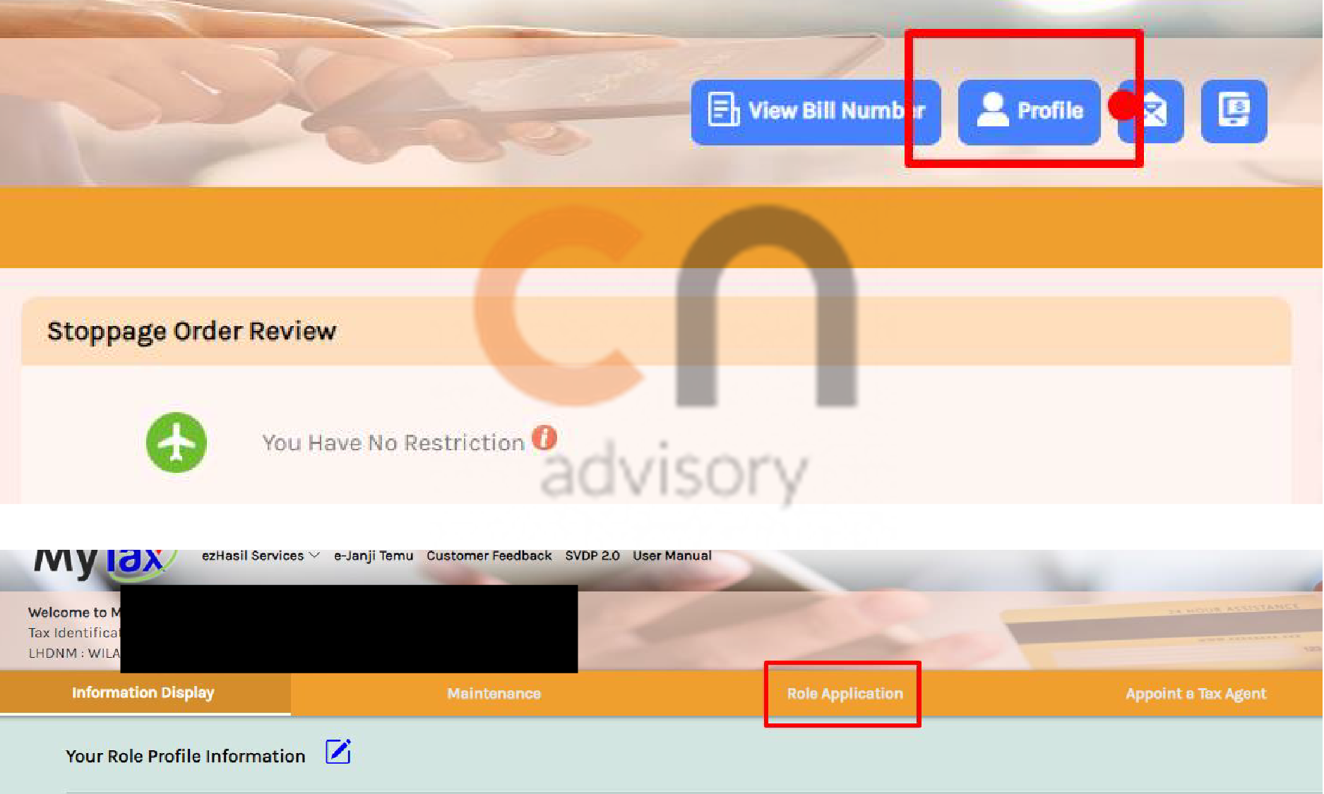 Termination of Director's Role under MyTax - CN Advisory