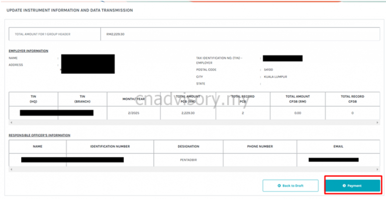 Steps to make payment for PCB via MyTax e-PCB Plus (Computerised ...